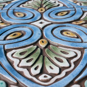 Large Spanish Tile Wall Art Made From Ceramic, Spanish Tile Mural ...