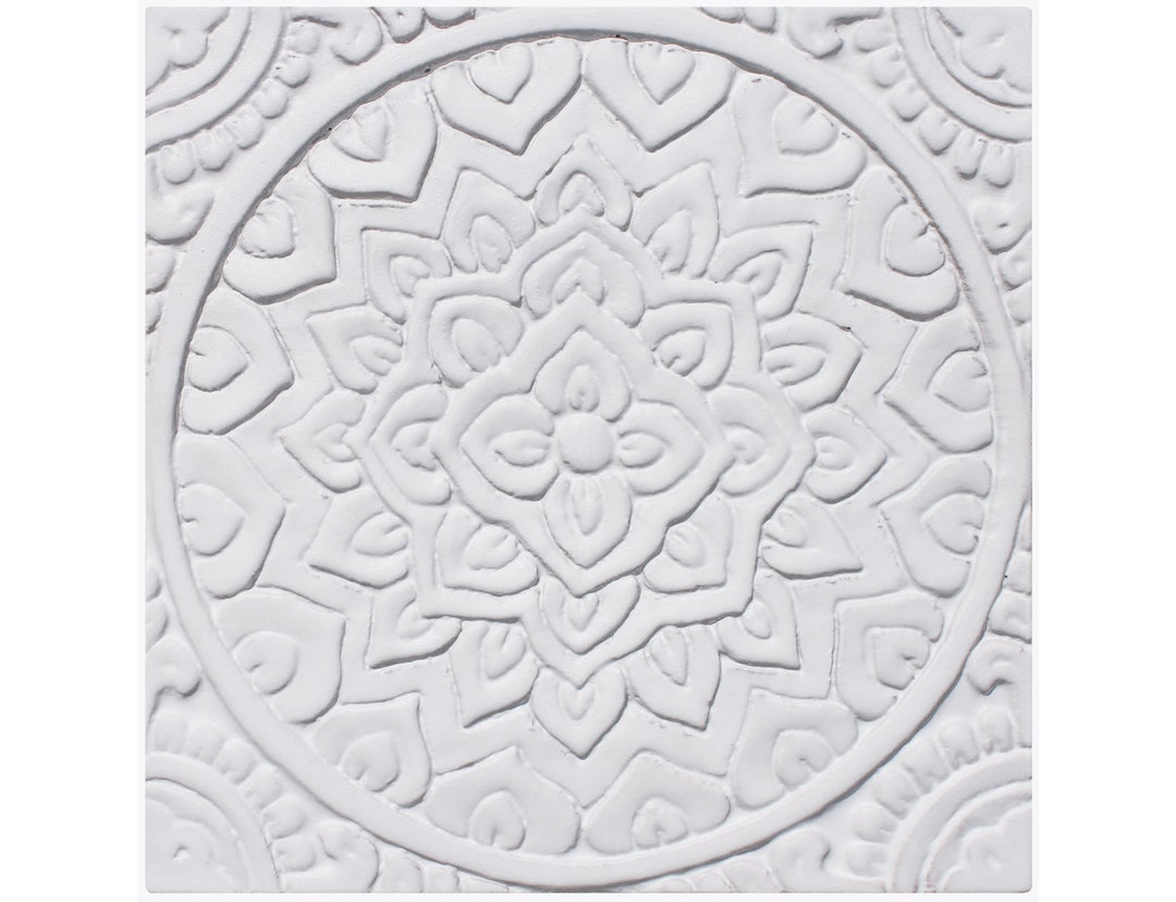 Ceramic Tile Mandala Design, Handmade & Hand Painted Decorative Tiles ...