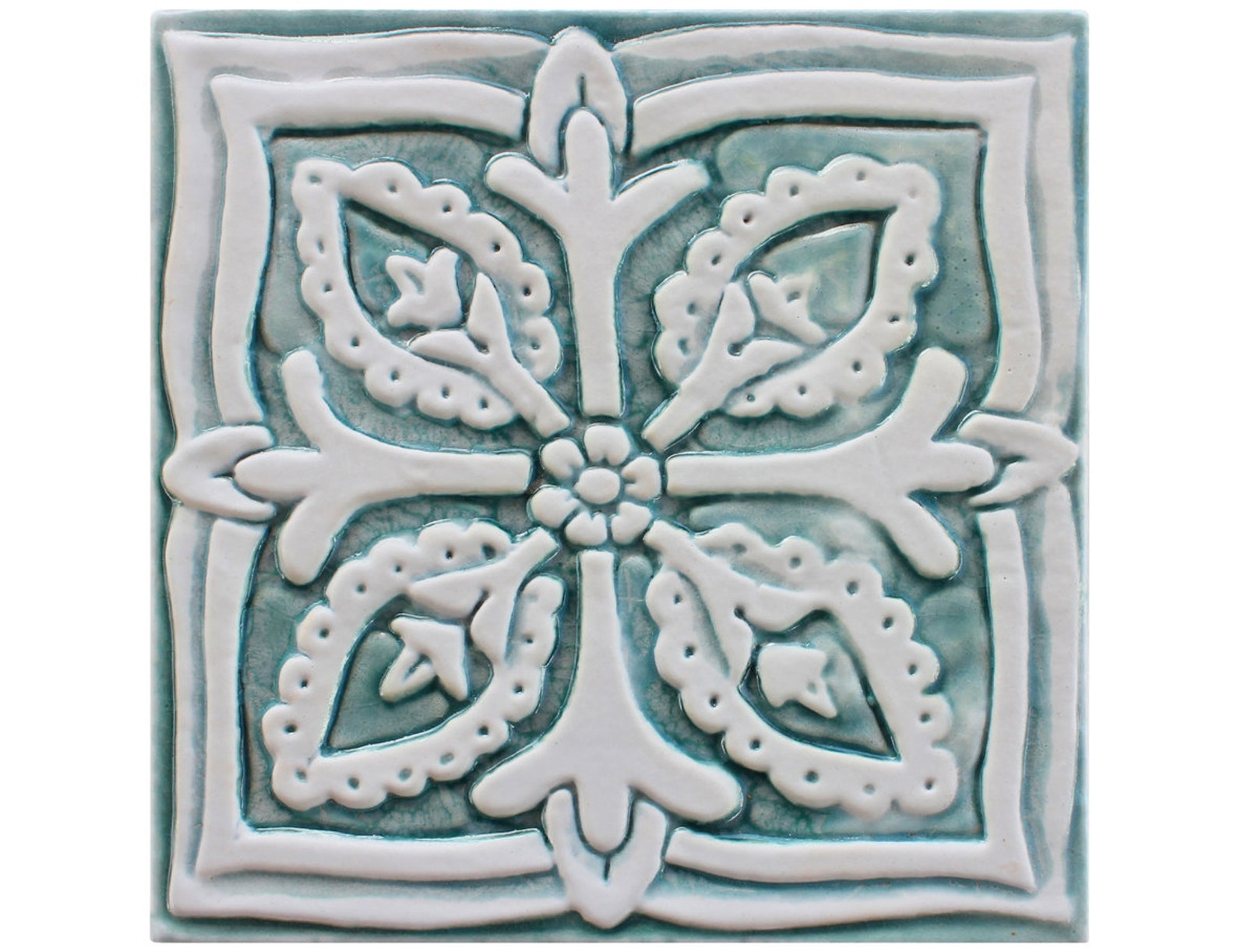 Floral Tile for Kitchens Bathrooms and Outdoor Wall Art | Etsy