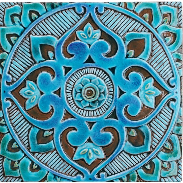Mandala Tile - Etsy