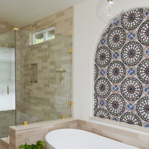 Large Spanish Tile Wall Art Made From Ceramic, Spanish Tile Mural ...