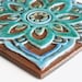 Handmade Tile With Mandala Design, Ceramic Wall Art, Decorative Tile ...