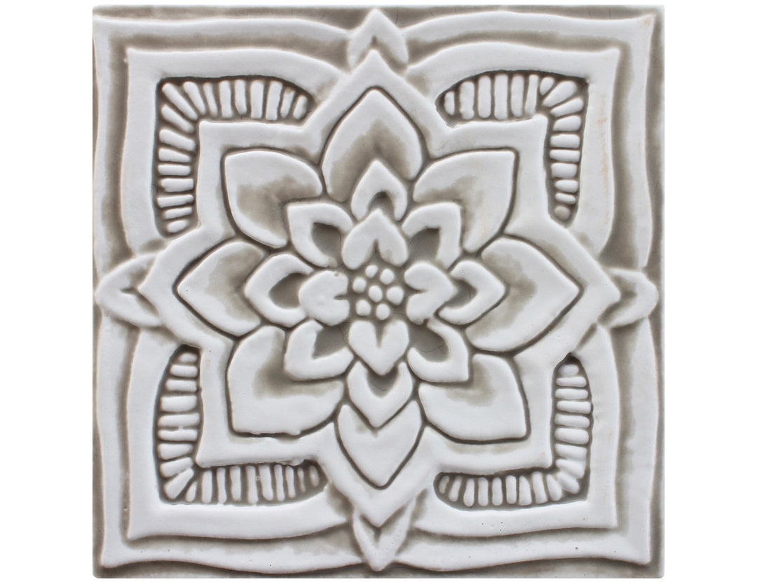 Mandala Design Tile for Kitchens, Bathrooms and Outdoor Wall Art ...