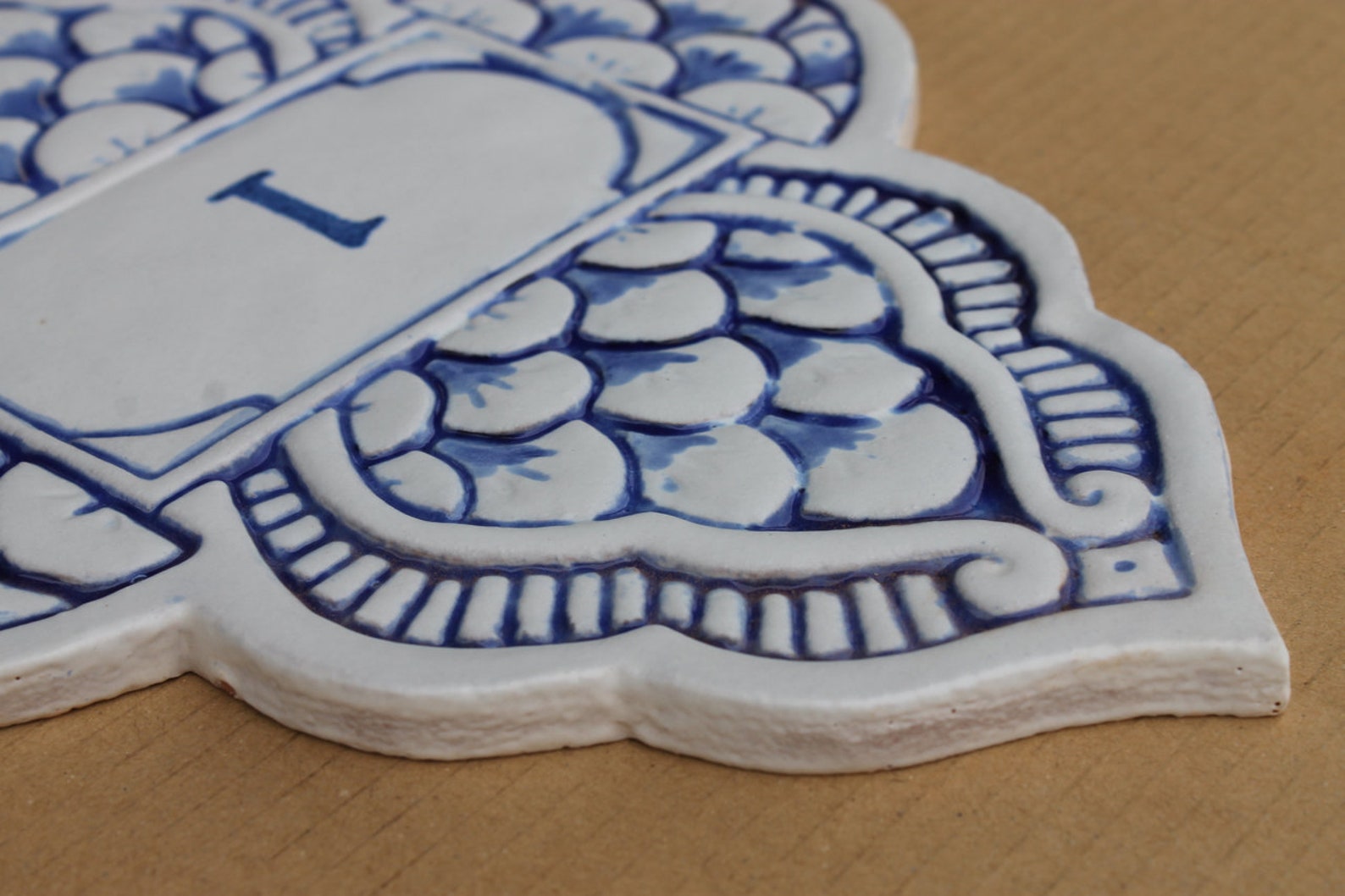 Address Plaque With Moroccan Decor House Numbers in - Etsy