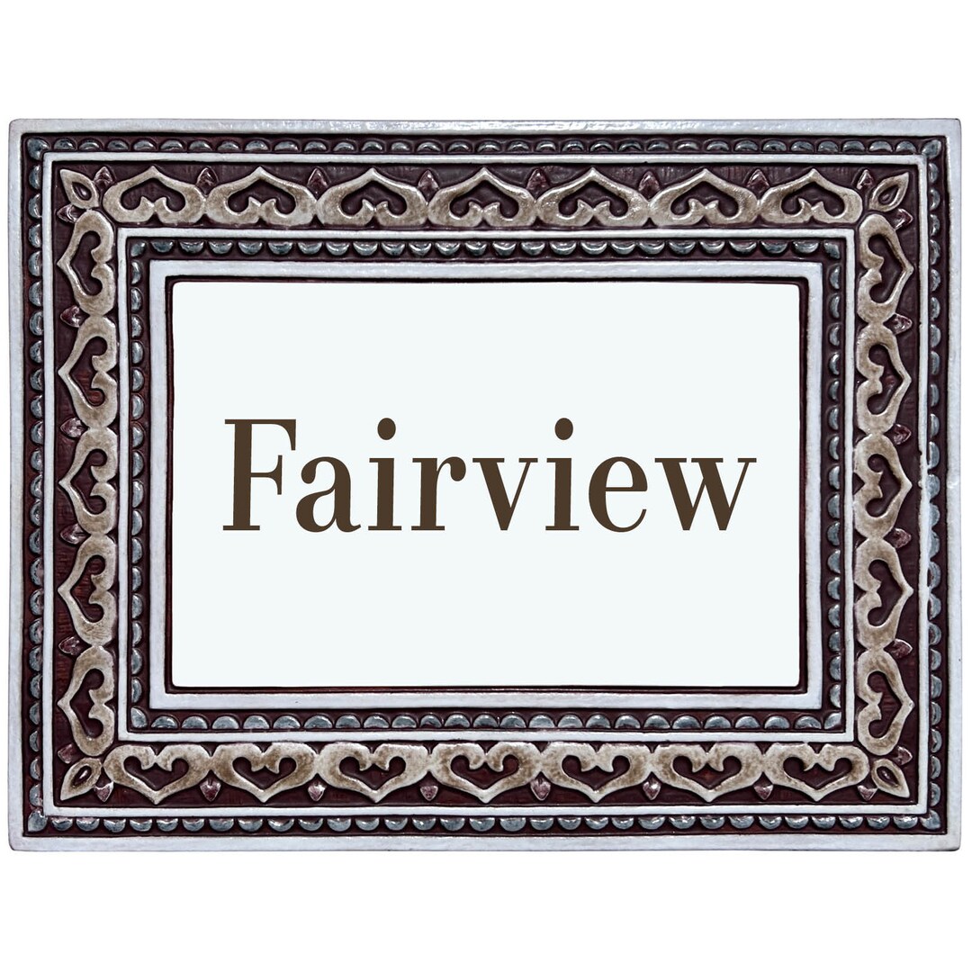 Custom Spanish Tile House Sign: Personalized Ceramic Address Plaque - Etsy