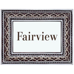 Custom Spanish Tile House Sign: Personalized Ceramic Address Plaque - Etsy