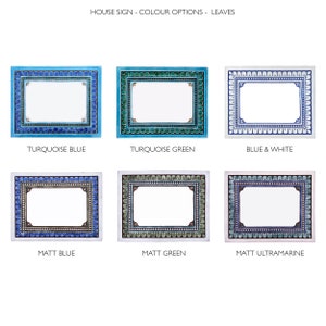 Address Sign Tile Design, Outdoor Sign, Decor House Sign in Deep Relief ...