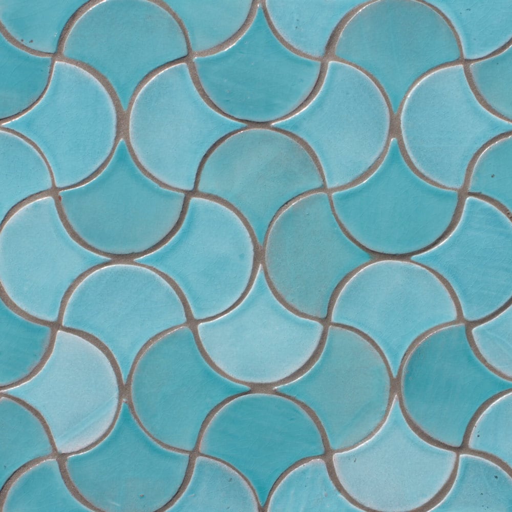 1 Sq Ft Fish Scale Tiles Scallop Tiles Moroccan Tiles | Etsy UK