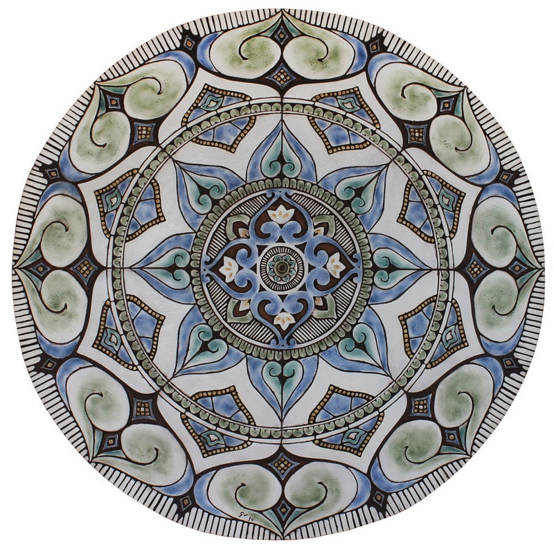 Mandala Tile - Etsy
