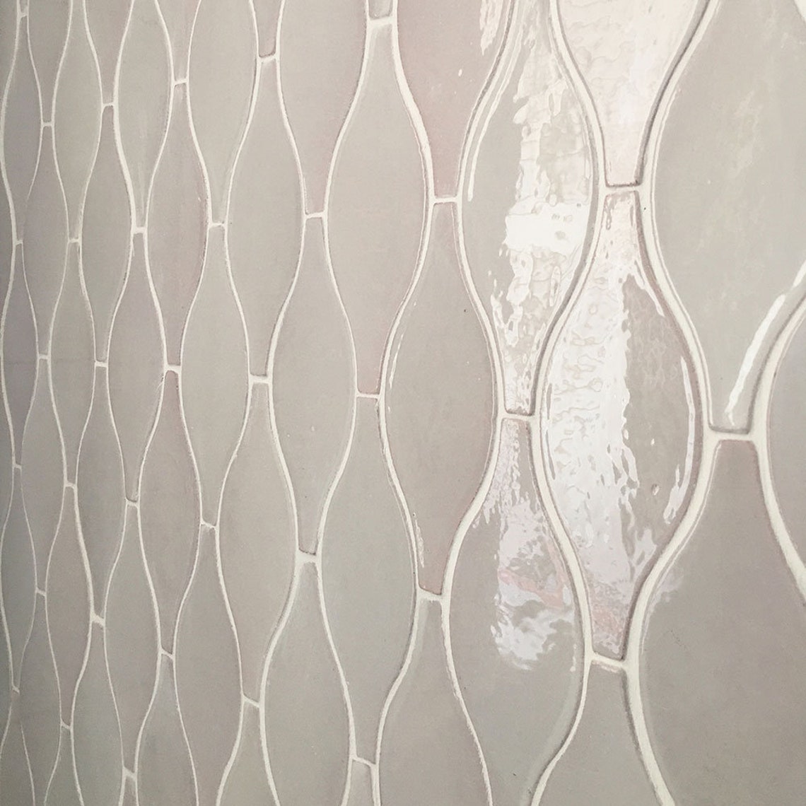 Handmade Hourglass Ceramic Tiles: Customizable Backsplash,(1 M2/10.76 ...
