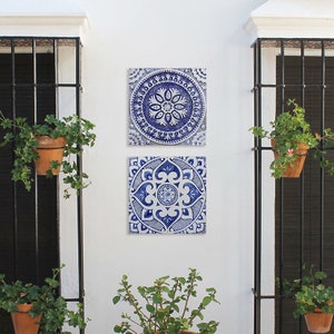 2 Large Tiles, Decor Spanish Tiles for Kitchens, Bathrooms Design ...