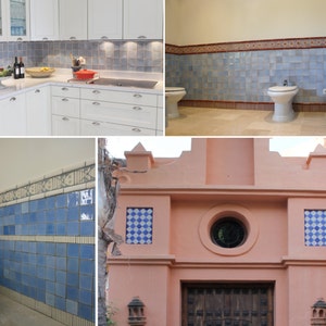 Field Tiles, Plain Ceramic Tiles Handmade in Spain, Field Tiles With ...