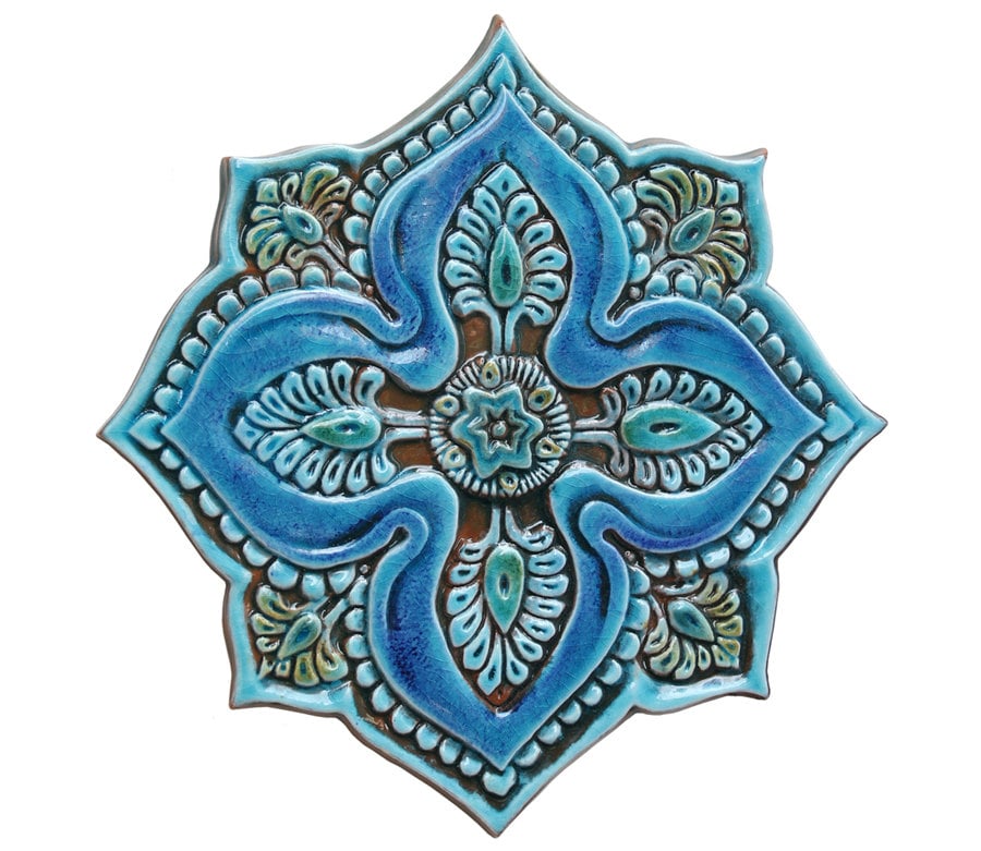 Garden Decor With Mandala Design Outdoor Wall Art Set of 3 - Etsy
