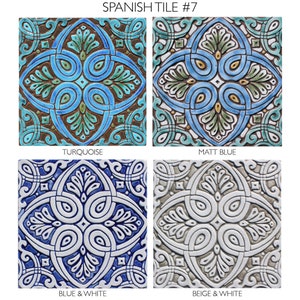 Large Spanish Tile Wall Art Made From Ceramic, Spanish Tile Mural ...
