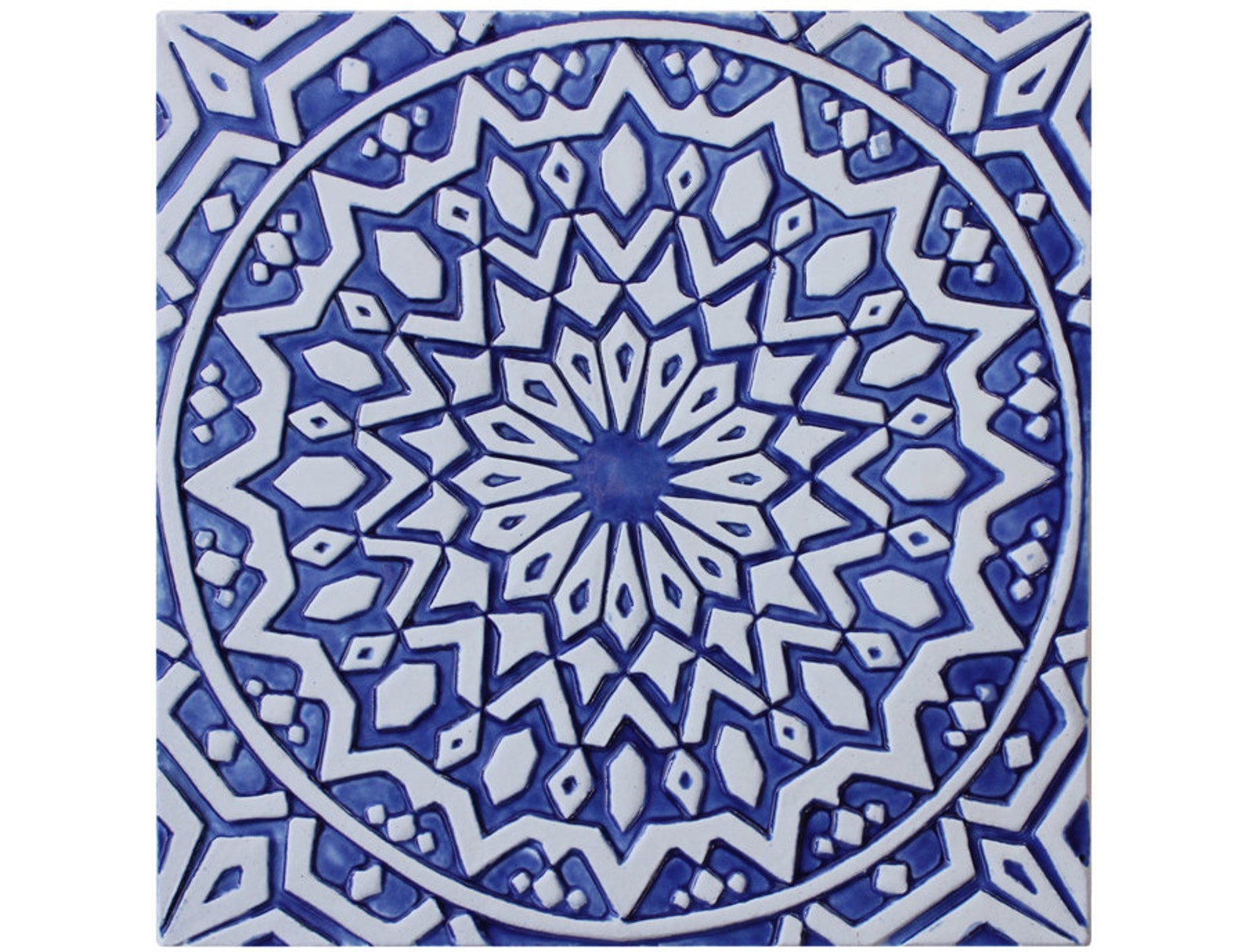 Wall Hanging With Moroccan Decor, Moroccan Tile Design, Ceramic for ...