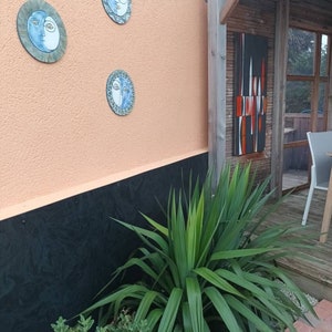 Decorative Tile With Sun&moon Design for Bathroom Wall Decor, Ceramic ...