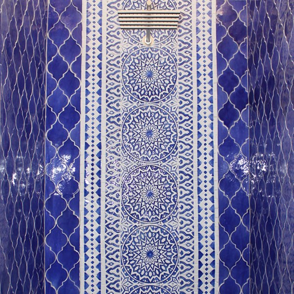 Handmade Spanish Tile Set (x2): Blue & White Ceramic Wall Decor, 11.8 ...