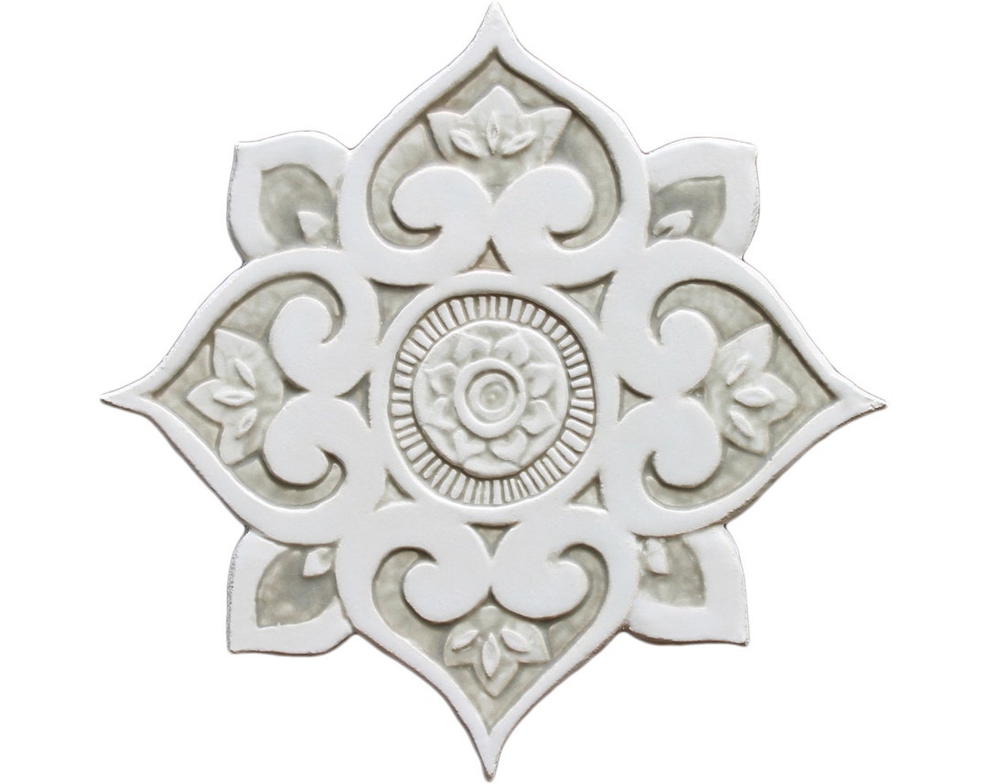 Mandala Wall Decor Made From Ceramic, Outdoor Wall Art, Ceramic Wall ...