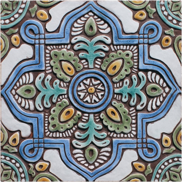 Spanish Tile Wall Art - Etsy