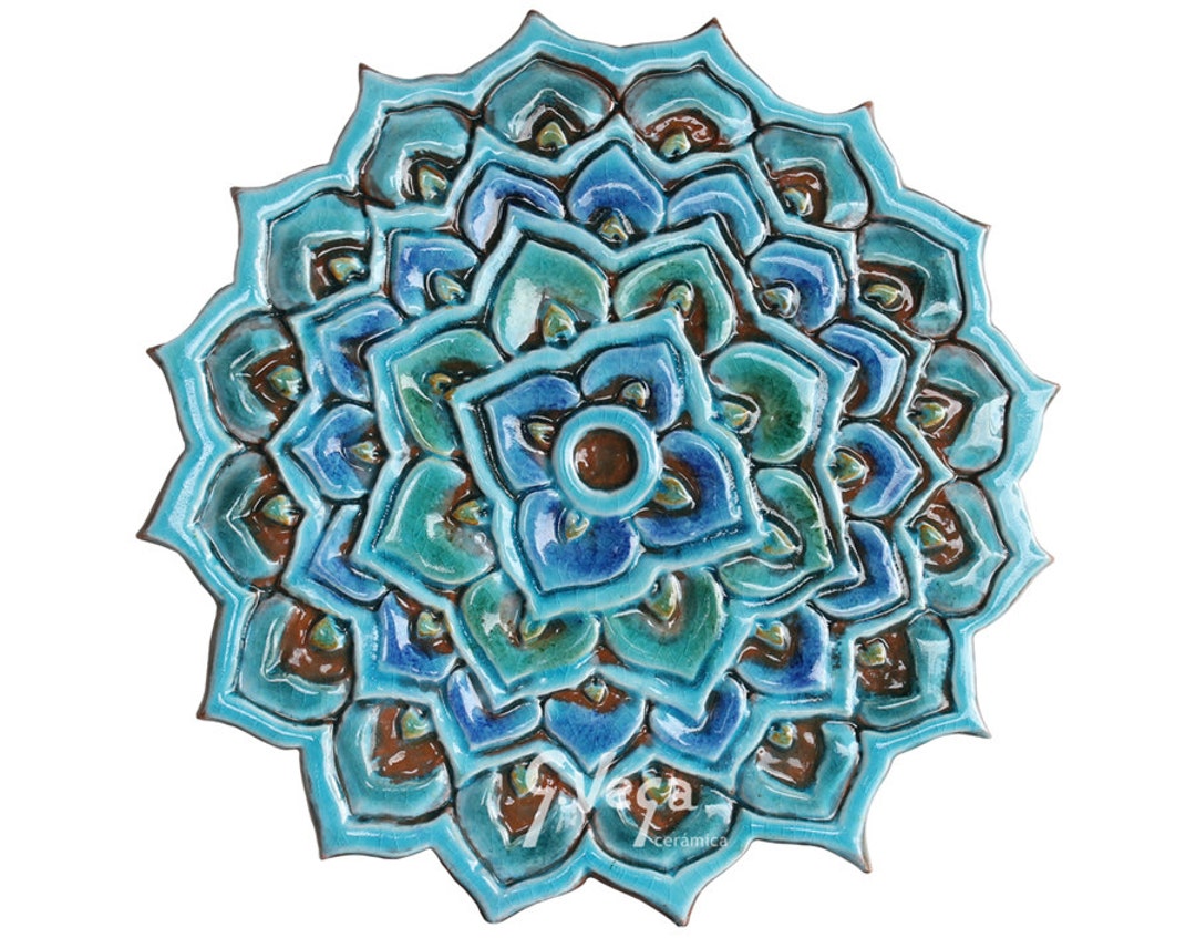 Circular Ceramic Tiles for Living Decor, Wall Tiles Art for Outdoor ...