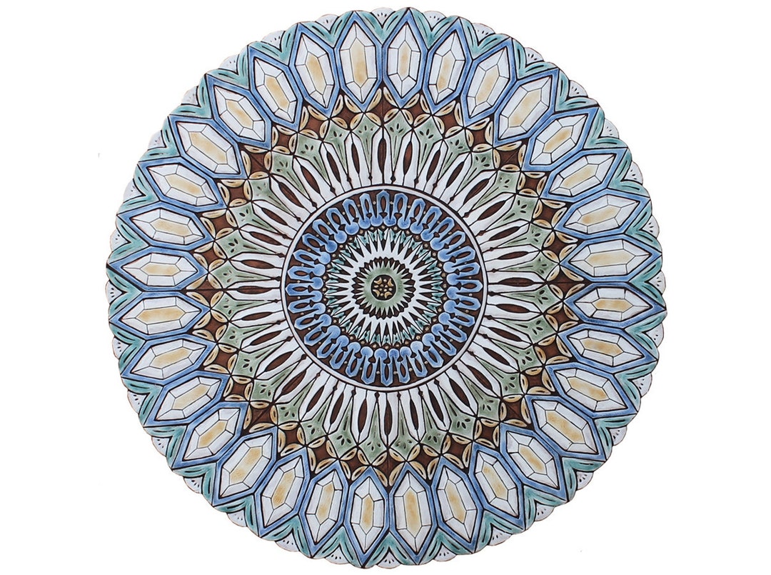 Wall Mural With Design, Large Circular Decor for Gardens, Circlular ...