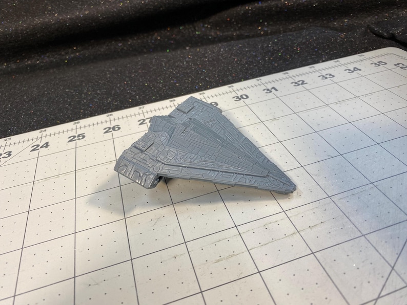 Star Wars Armada Quasar Fire Cruiser-carrier Complete With Cards ...