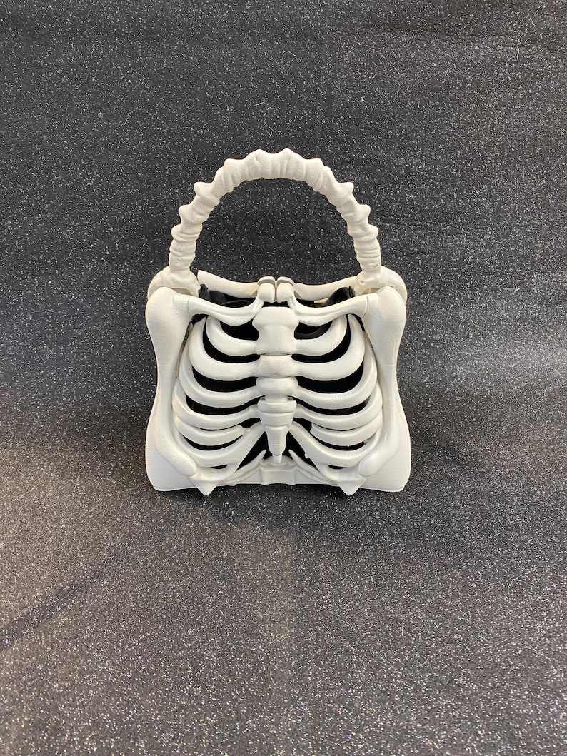 Skeleton Bone Bag, Gothic Style Purse, Halloween Candy Bag - Etsy