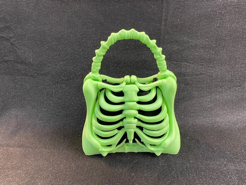 Skeleton Bone Bag, Gothic Style Purse, Halloween Candy Bag - Etsy