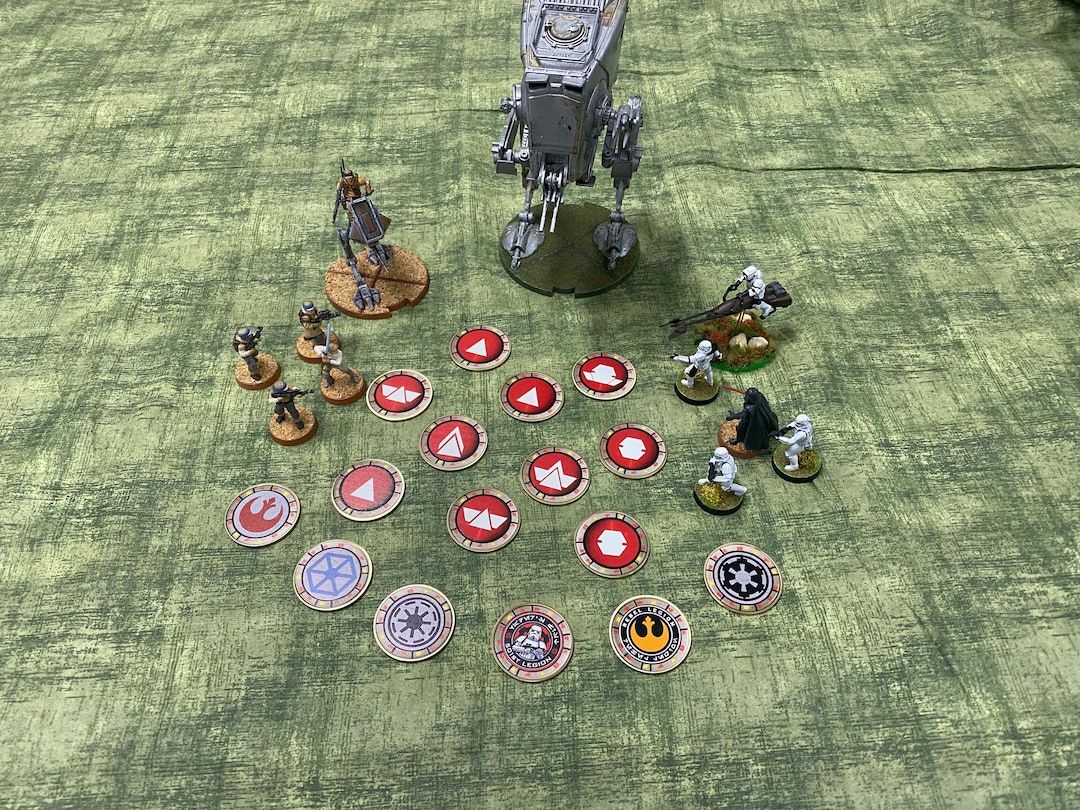 Brass Star Wars Legion Order Tokens With Included Velvet Bag - Etsy