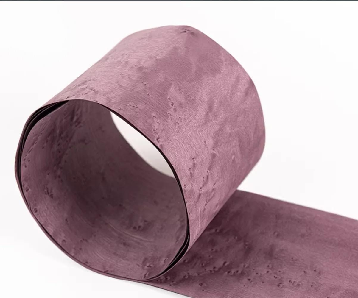 Natural Dyed Purple Birdseye Wood Veneer Sheet, for DIY Craft ...