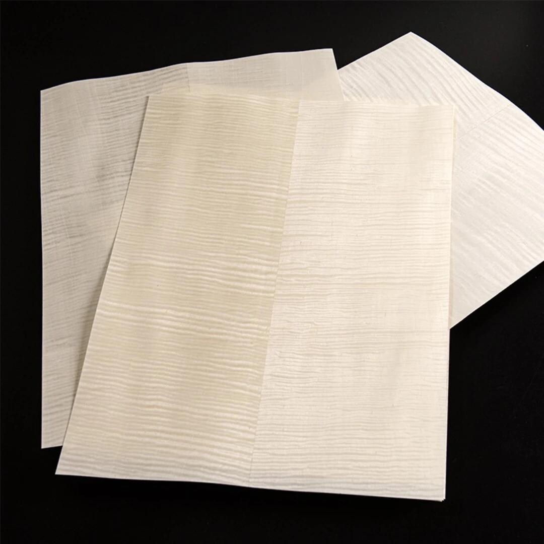 Bleached Maple Wood Veneer, Curly Style, for DIY Craft, Furniture Renew ...