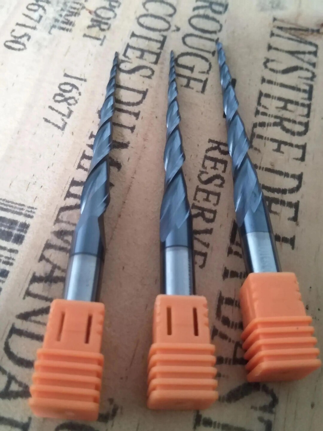 2-flute Milling Cutter HRC55 End Mill, Tapered Ball Nose Design, for ...
