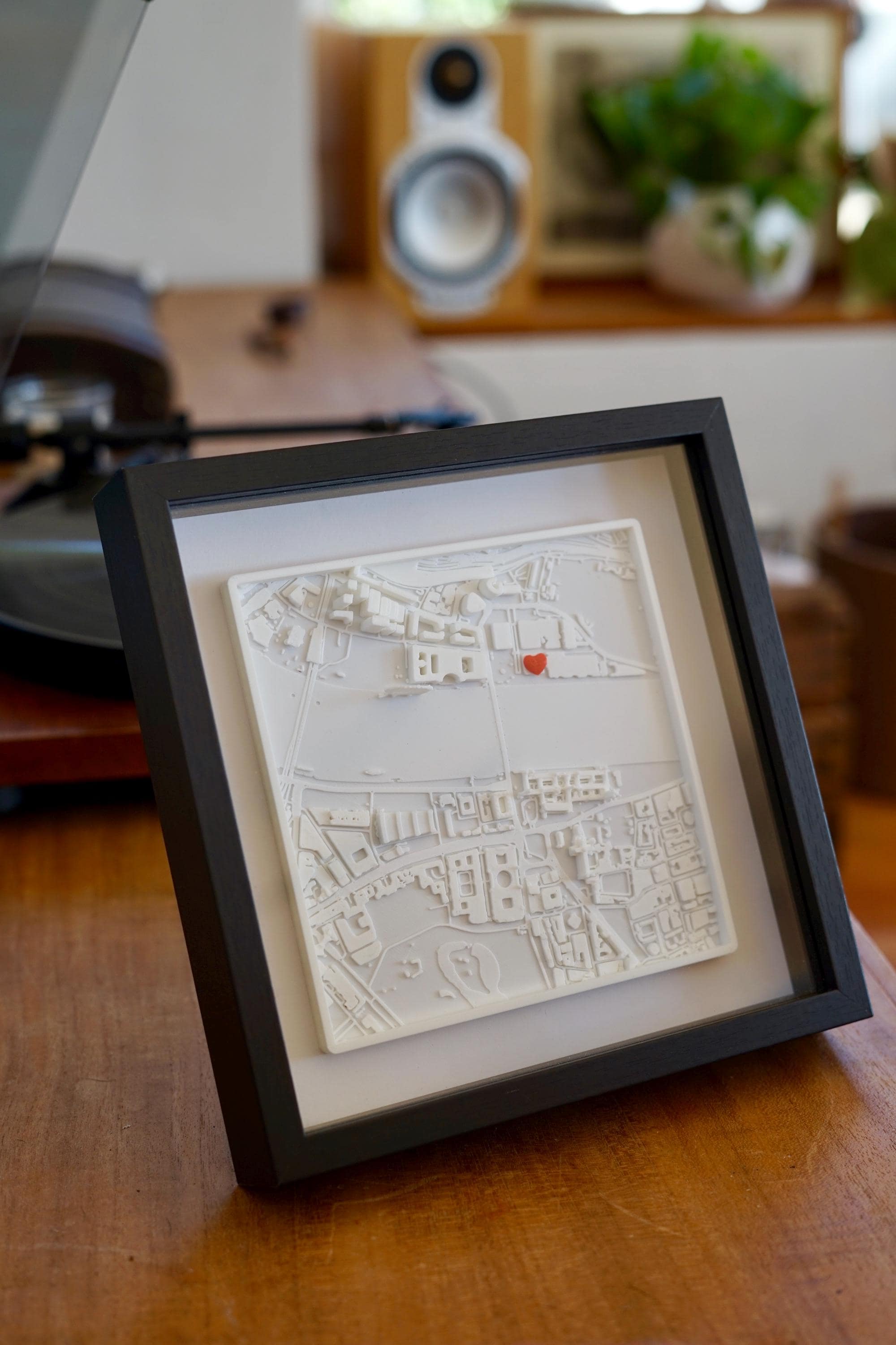 Custom 3D City Map | Large Frame Edition | 100% Personalized Wall Art ...