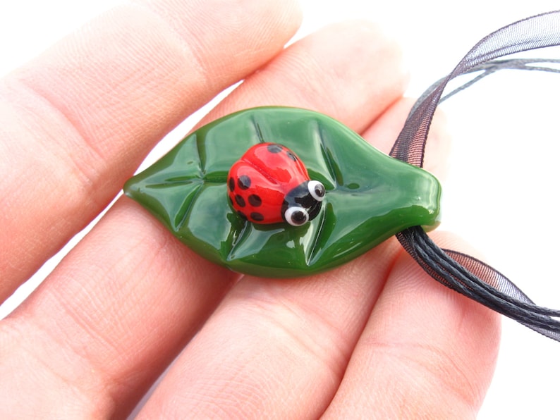 Lady Bug Pendant - Etsy