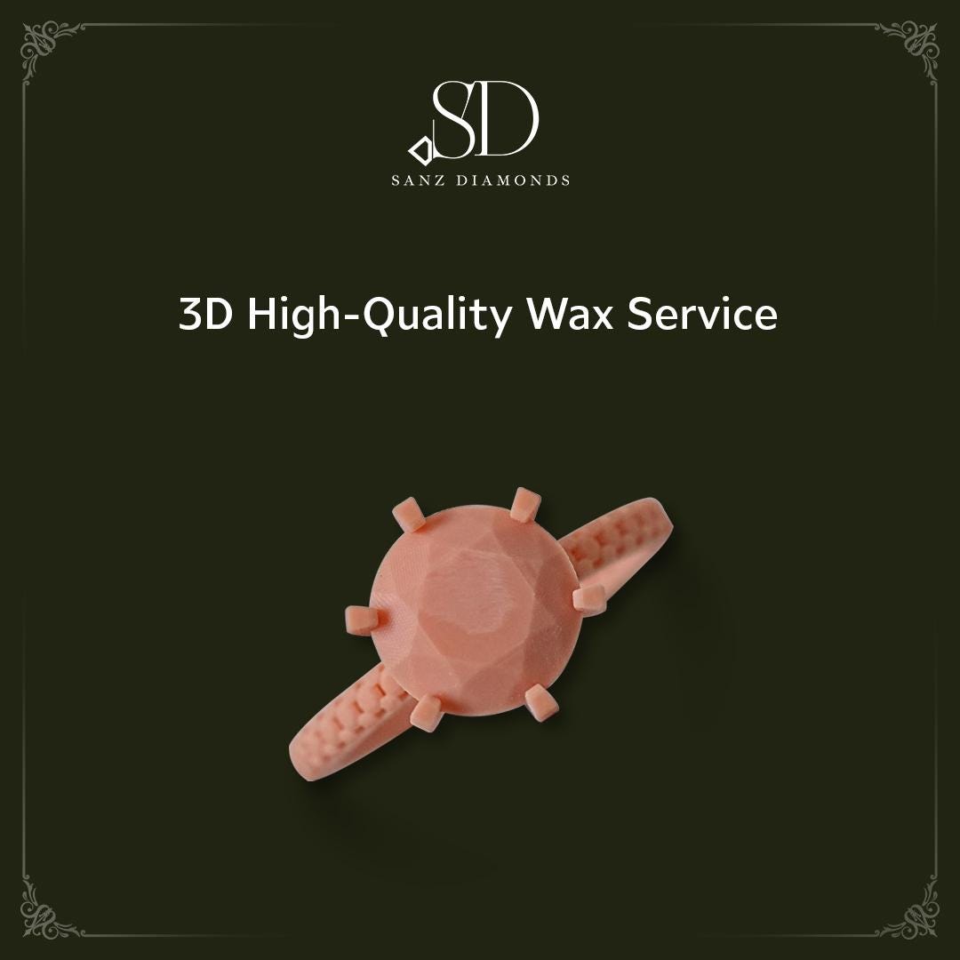 Custom Wax Model for Jewelry | CAD Design & 3D Wax Printing | Jewelry ...