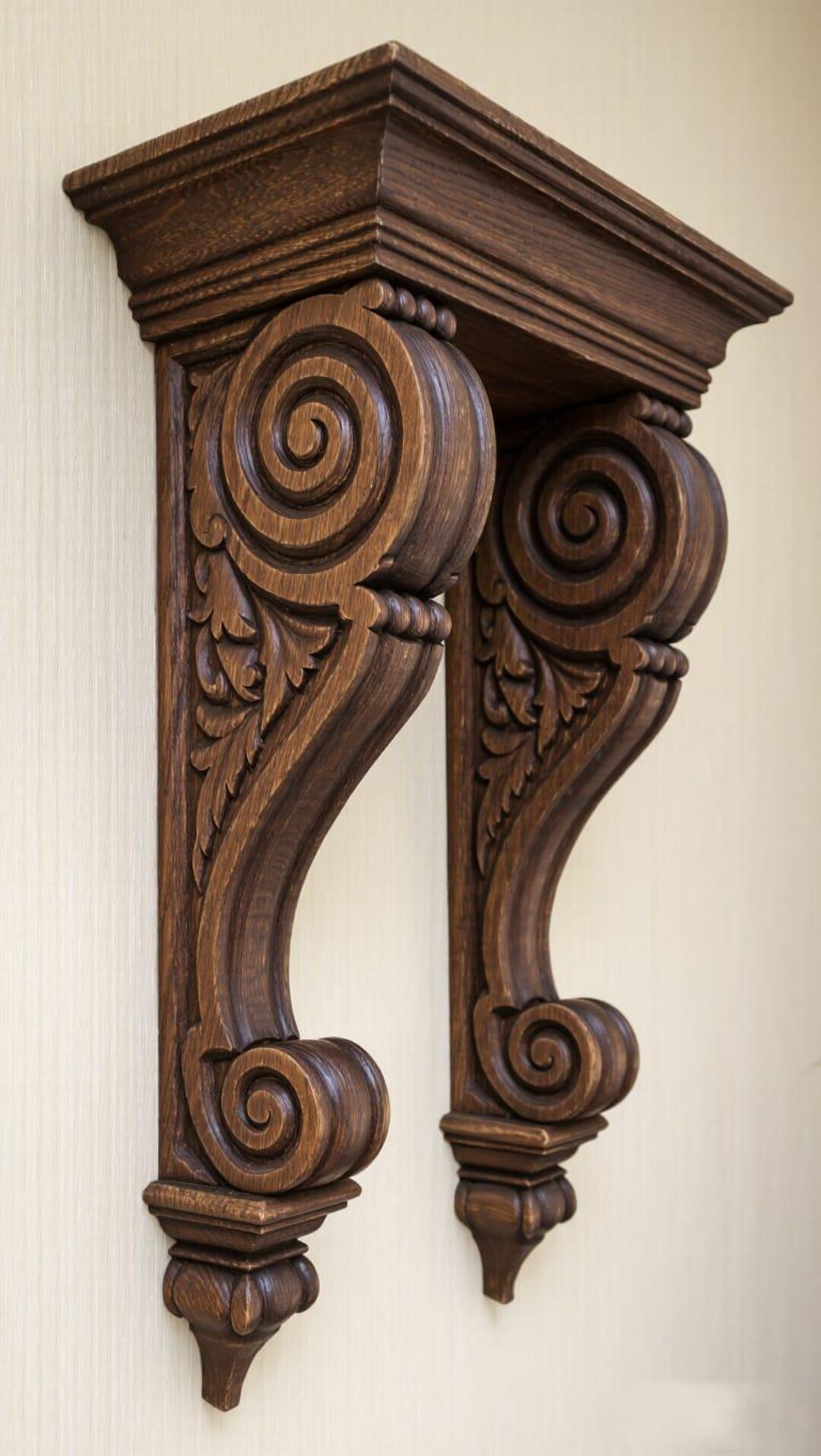Architectural Solid Wood Hand Carved Corbel for Ceiling, Door Frame ...