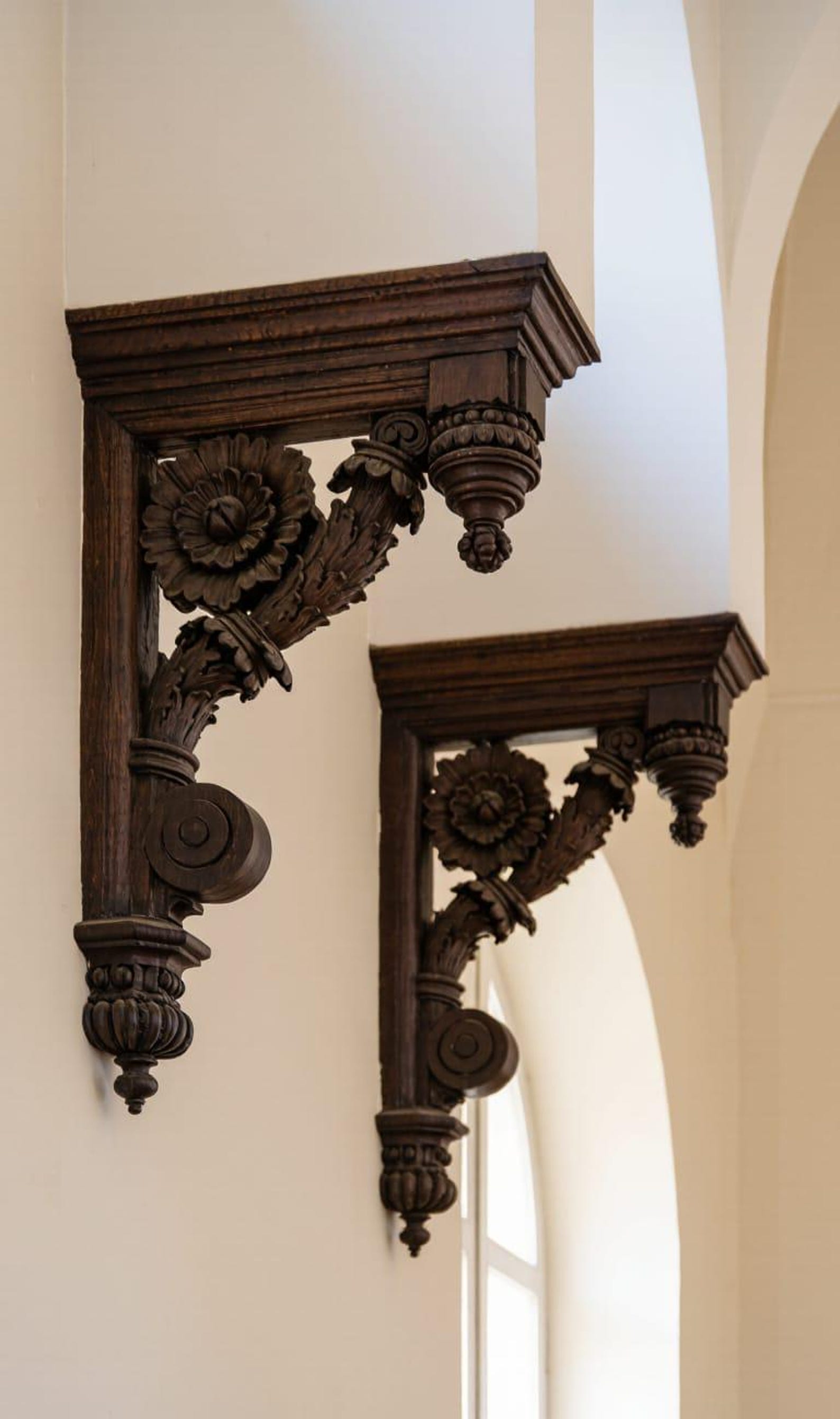 Ethnic Indian Hand Carved Wooden Corbel for Antique, Vintage & Royal ...