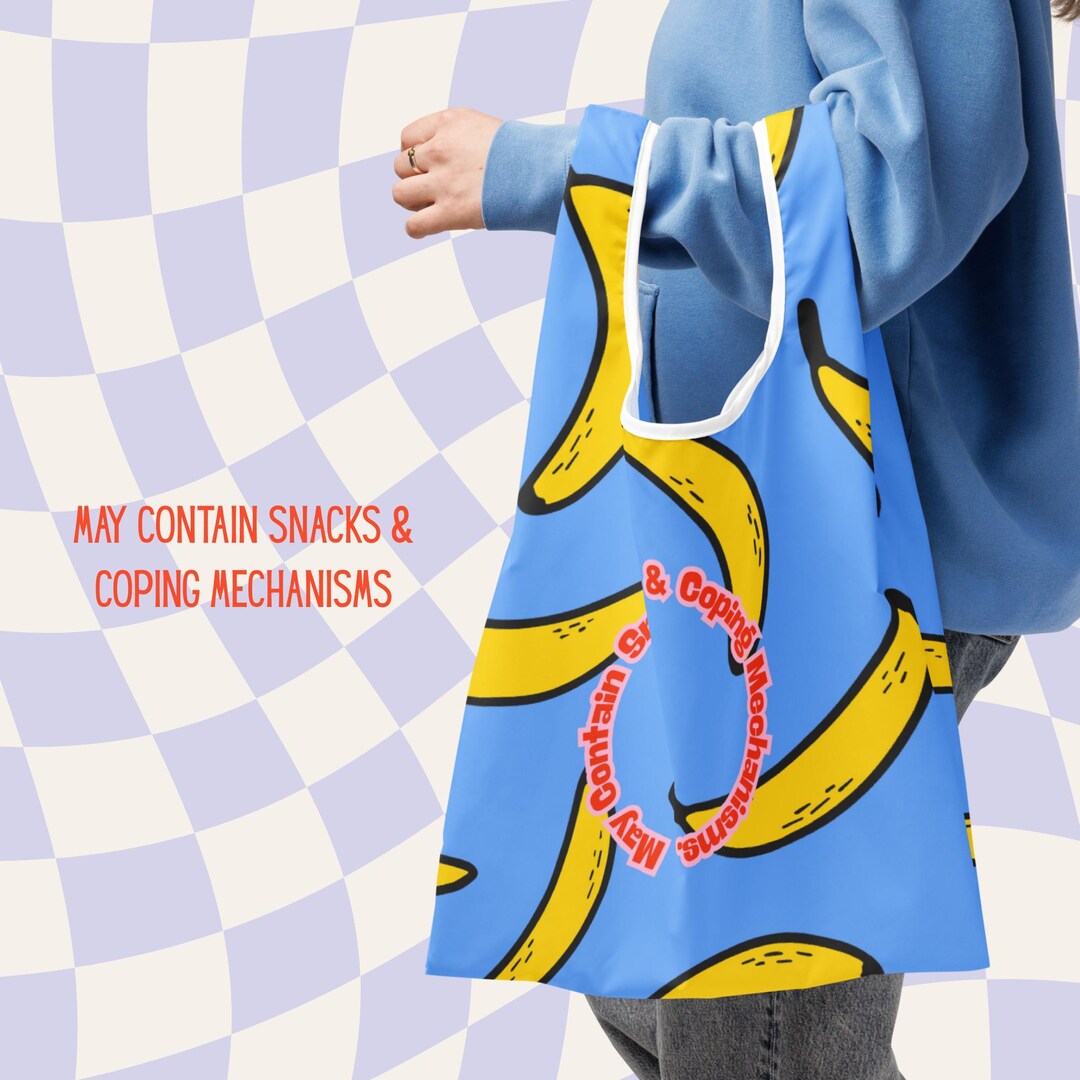 May Contain Snacks & Coping Mechanisms / Shopping Bag - Etsy