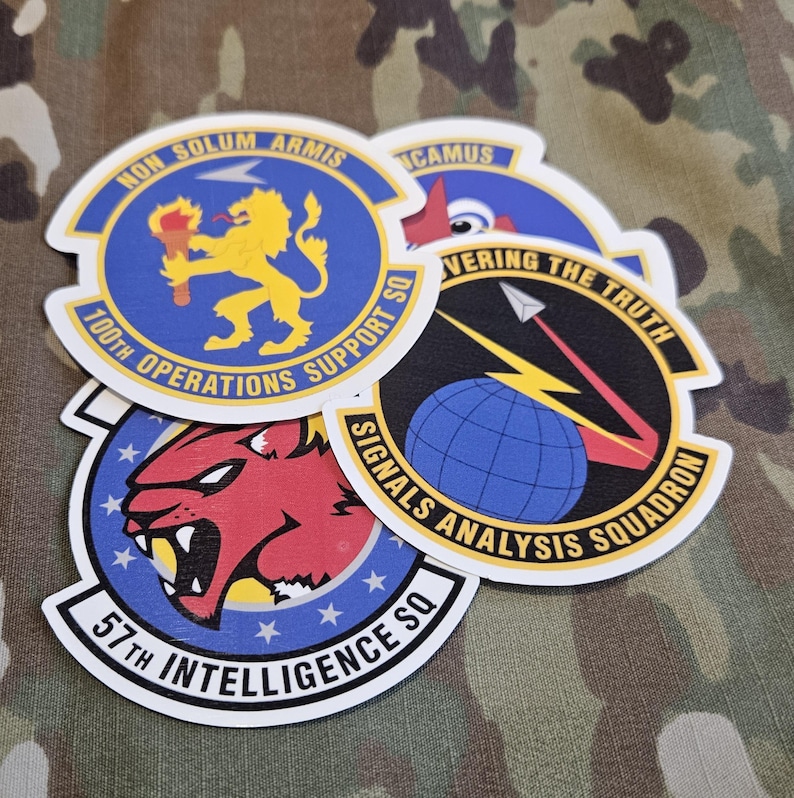 Custom Military Unit Logo Stickers or Magnets – Personalized Durable Vinyl Decals, Veteran ...