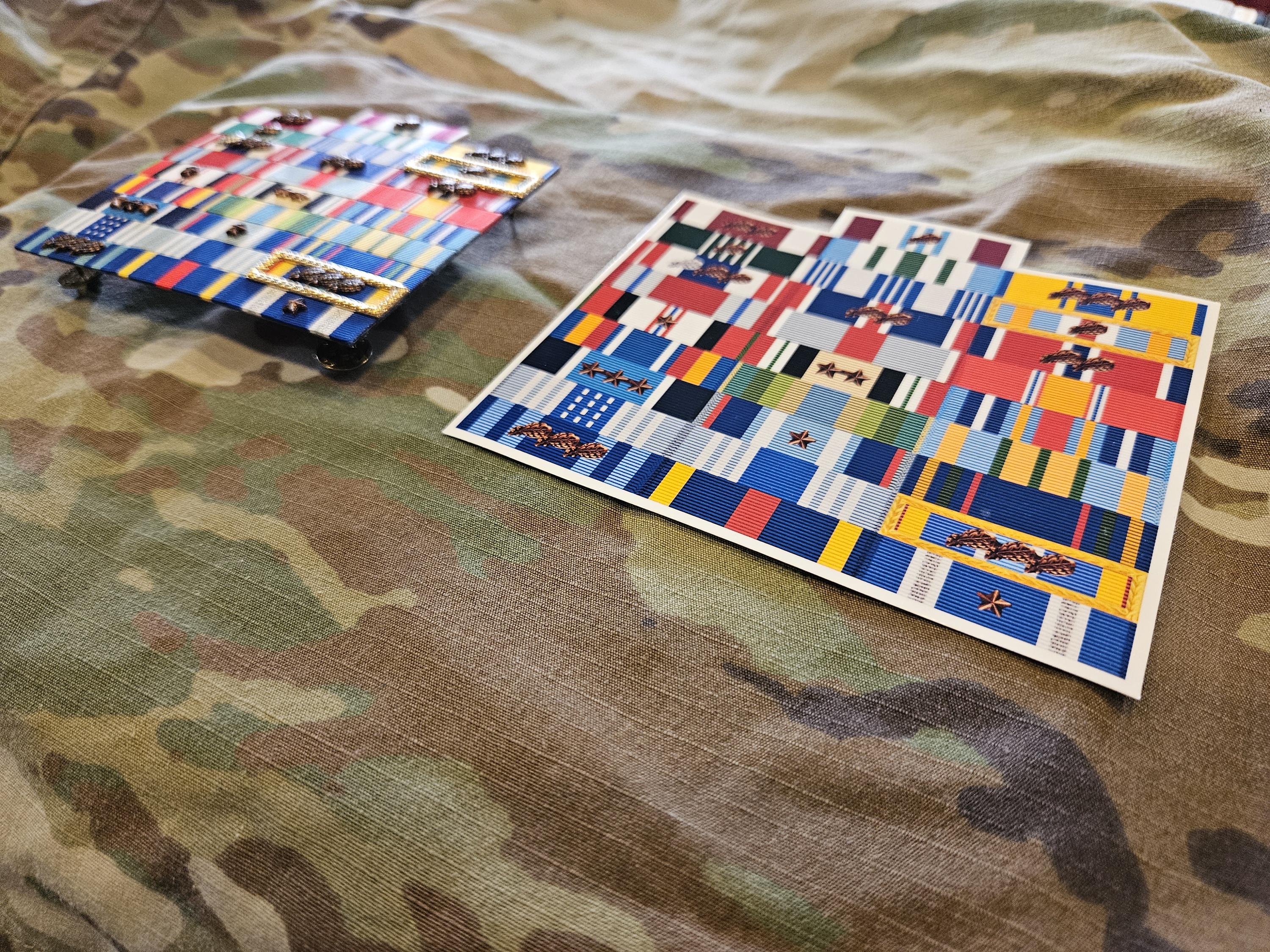 Custom Military Ribbon Rack – Stickers or Magnets, All Branches - Etsy