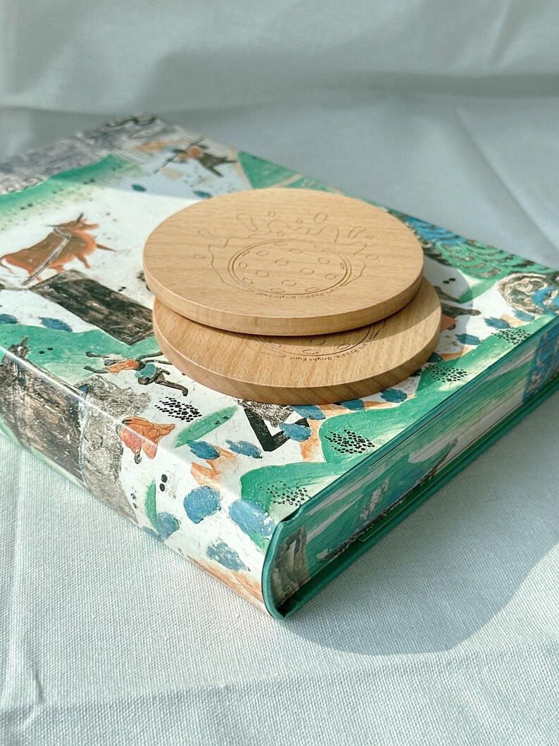 Beech Wood Pickleball Coasters - Etsy