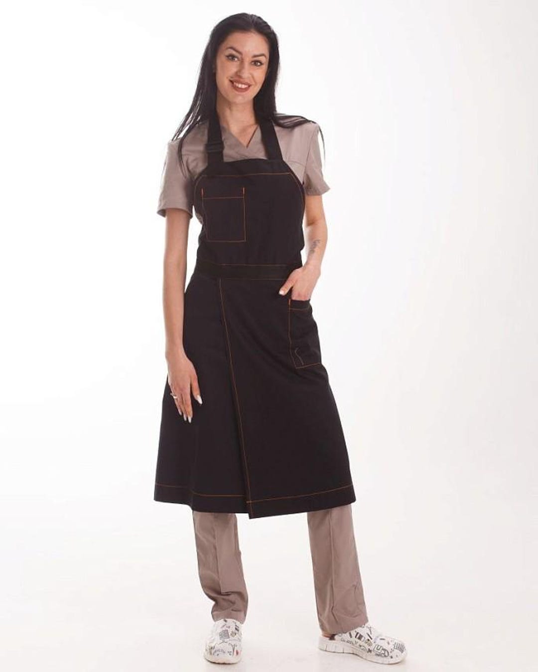 Chef & Barista Apron – Custom Embroidered Waterproof Apron, Cooking ...