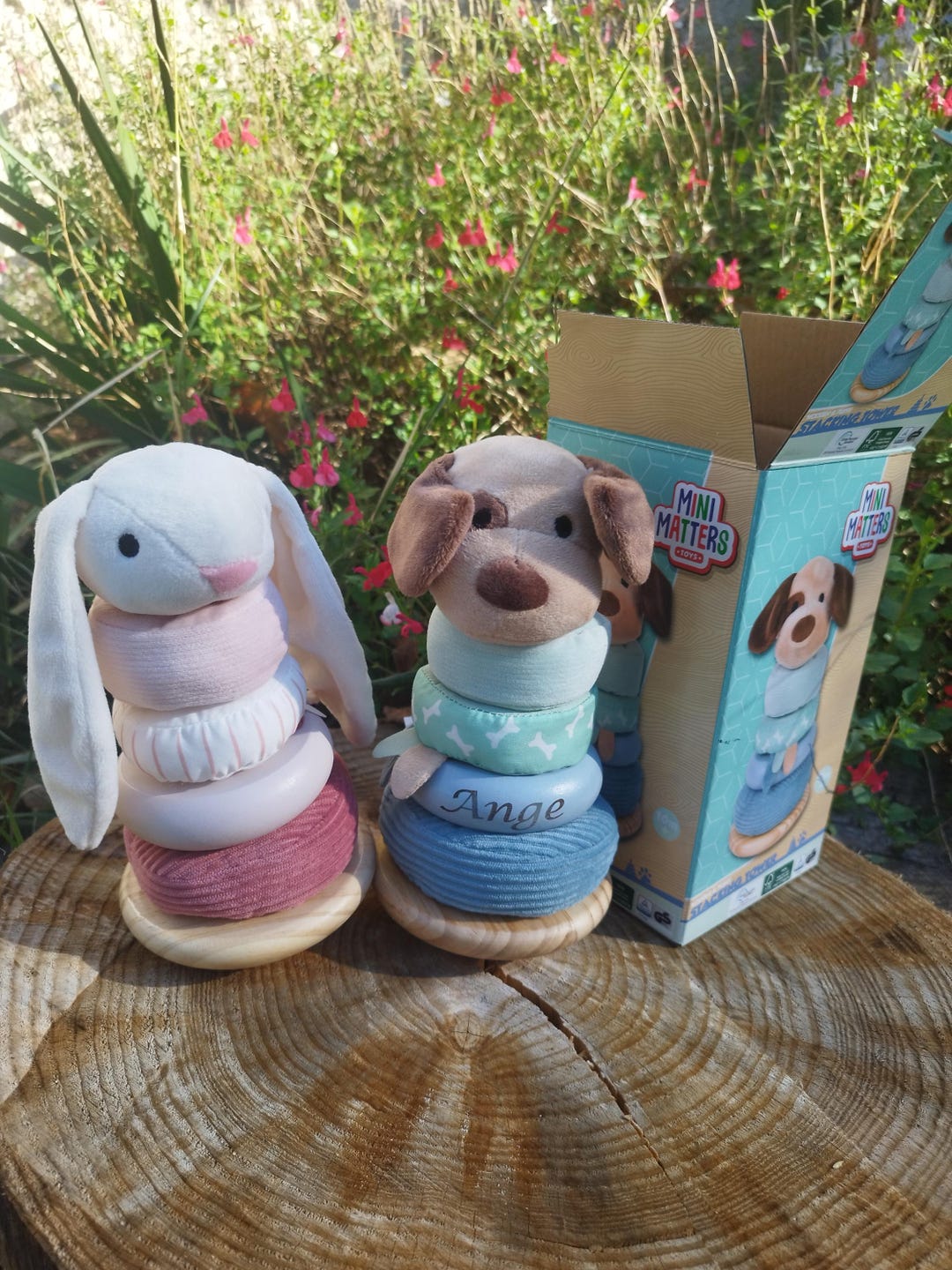 Customizable Wooden Baby Stacking Tower - Perfect Gift Idea for a Birth ...