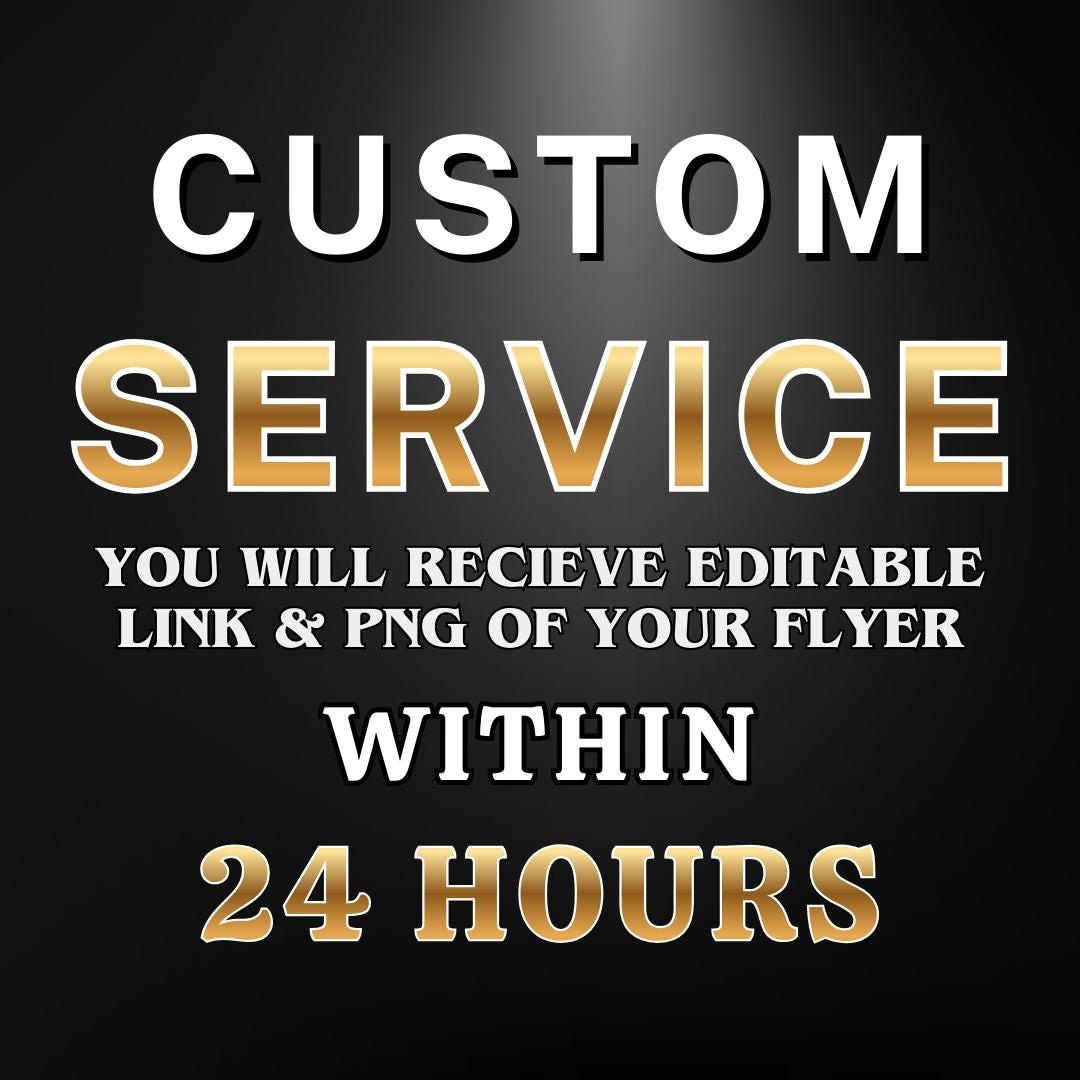 Custom Flyer Design Service - Etsy