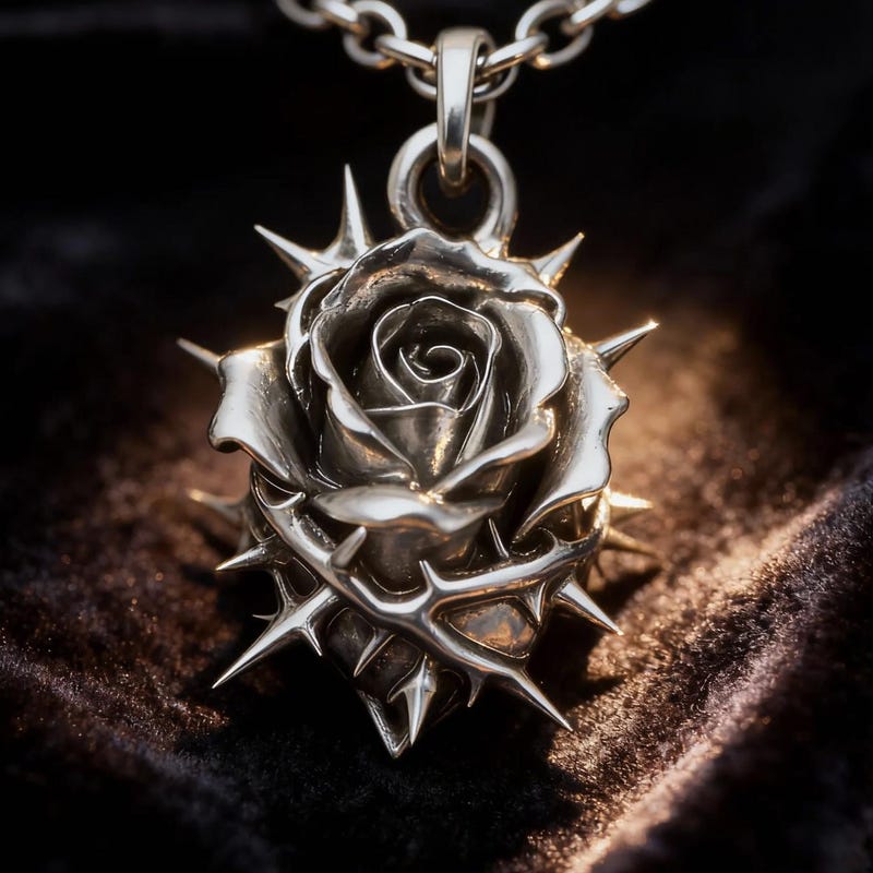 Romantic Goth Pendant - Etsy