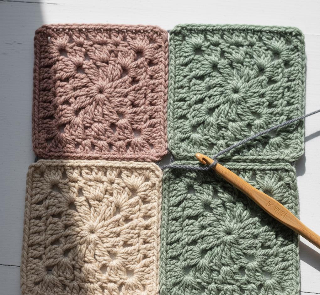 How to Join Granny Squares: Professional Methods PDF Photos Tutorial ...
