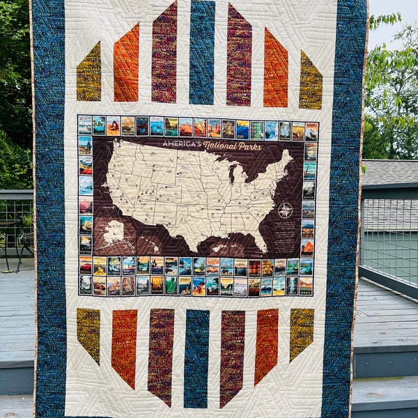 Map Quilt - Etsy
