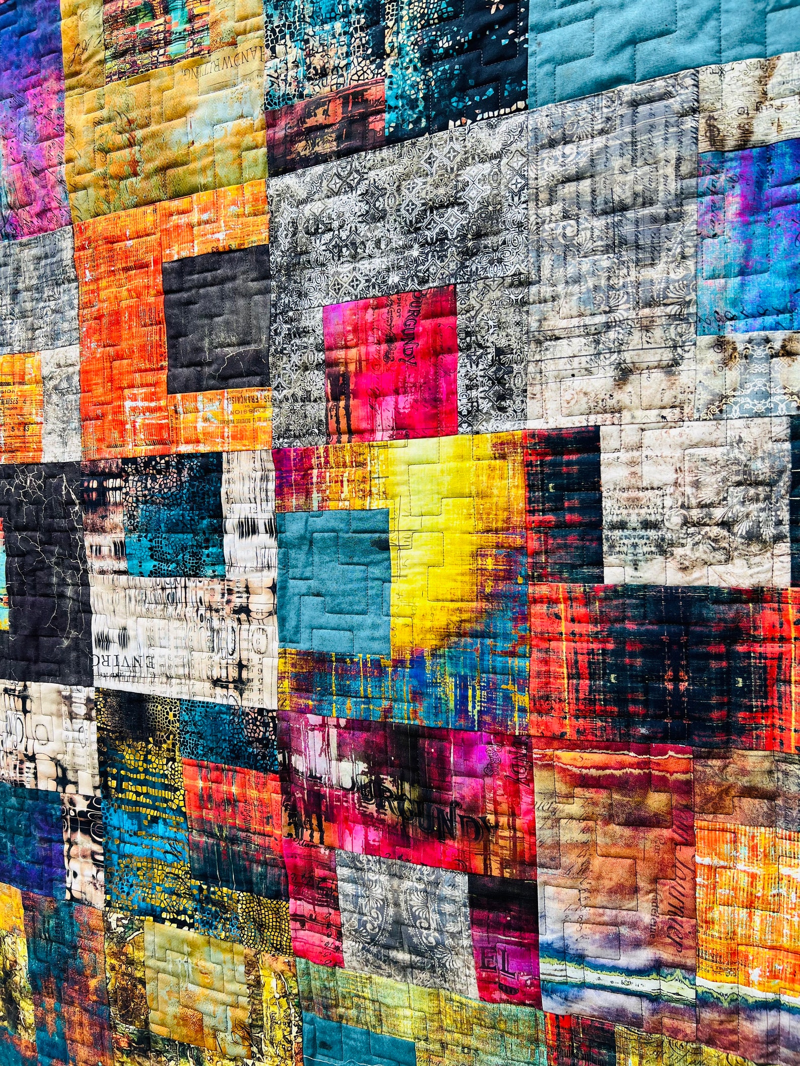 Graffiti Grunge Quilt - Etsy