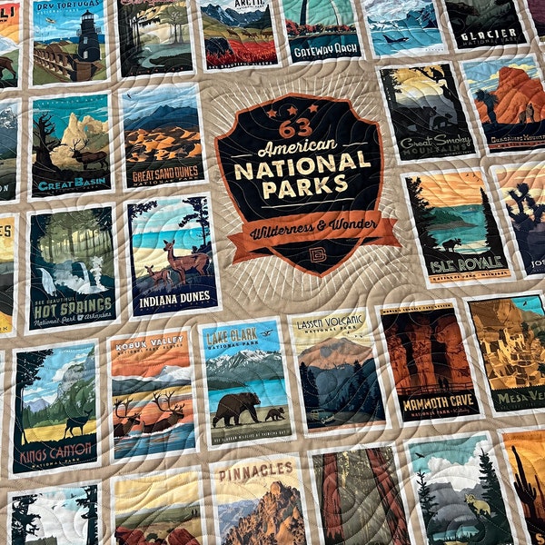 National Park Fabric - Etsy