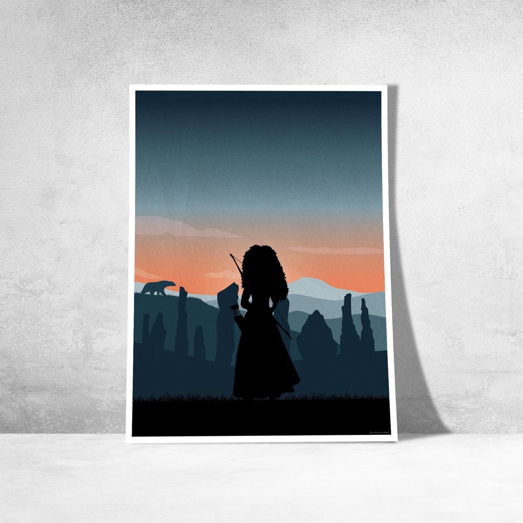 Inspired by Brave – Disney Pixar Decorative Poster | Brave | Princess ...